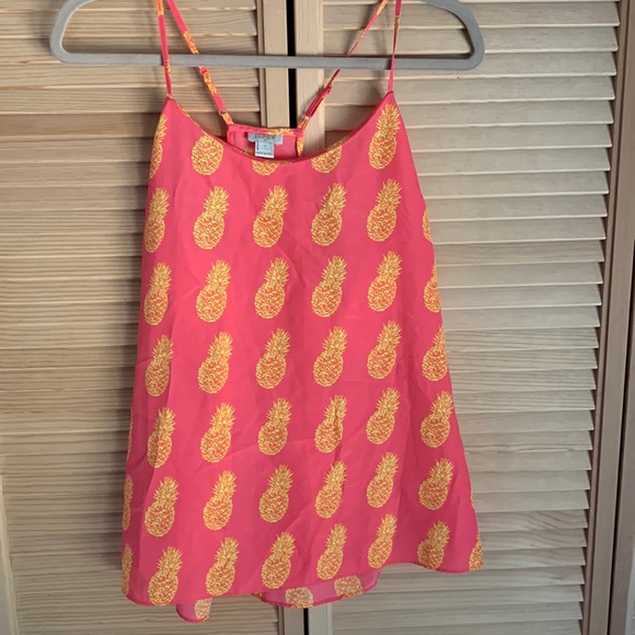 J. Crew | Tops | Jcrew Pineapple Tank | Poshmark